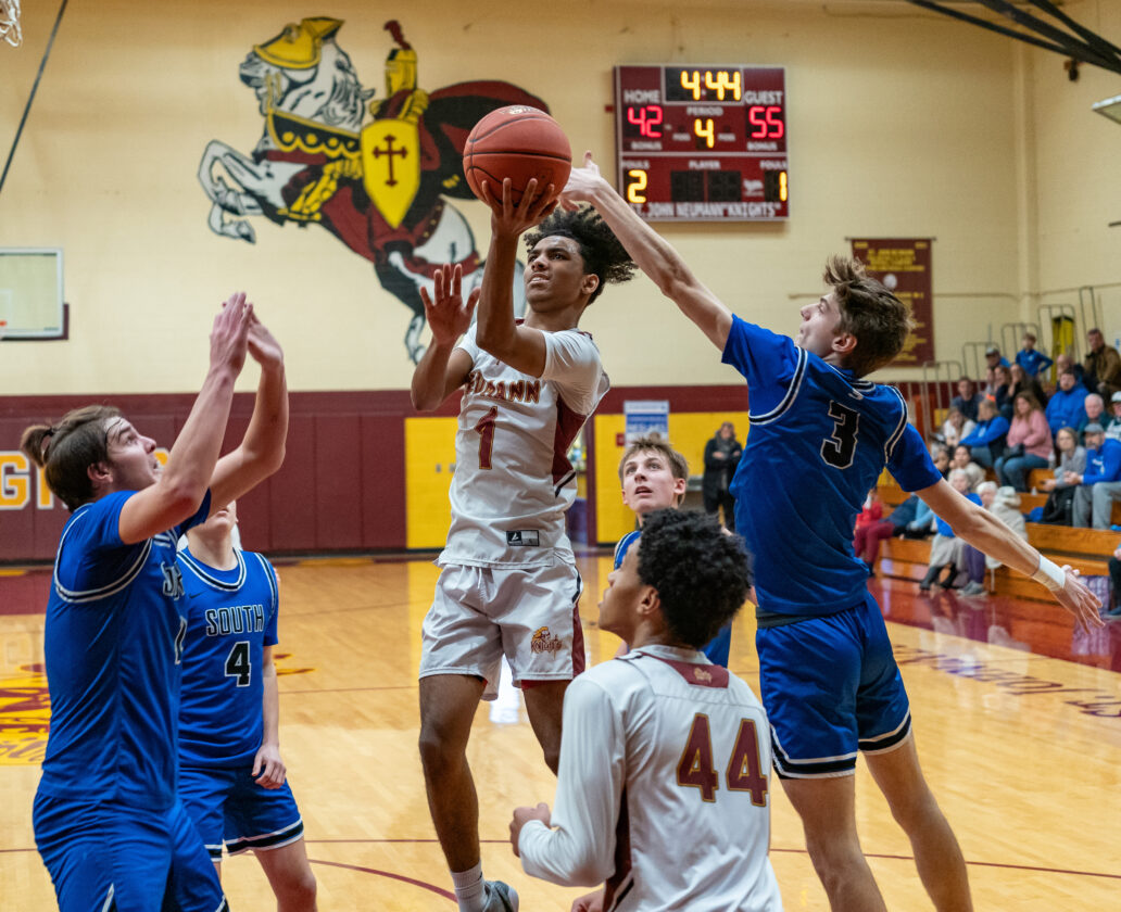 Knapp produces monster performance, helping South boys defeat Neumann ...